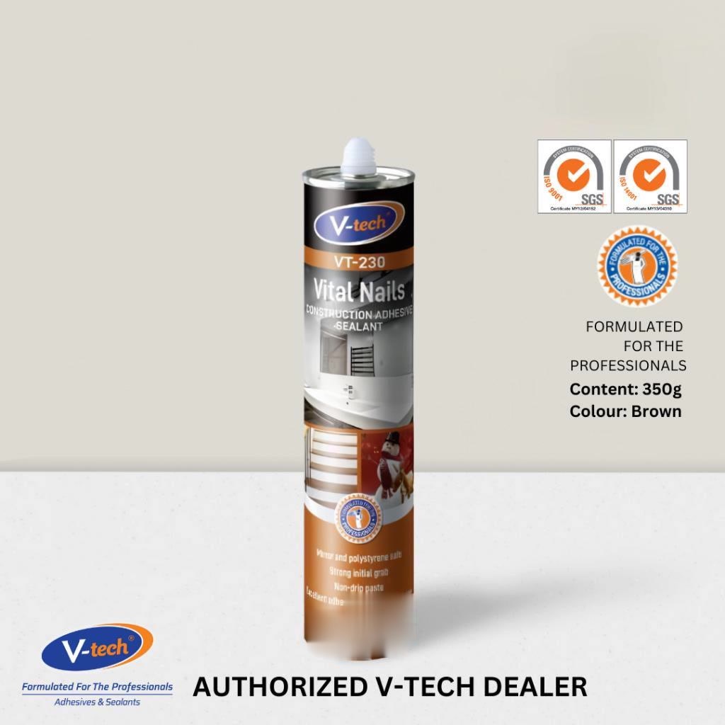 V-TECH Silicone / Acrylic / Adhesive Sealant / VT-202 / VT-226 / VT-230 ...
