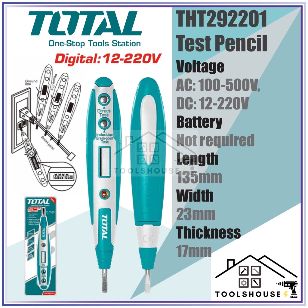 Total THT292201 Digital Test Pencil 测试笔 | Shopee Malaysia