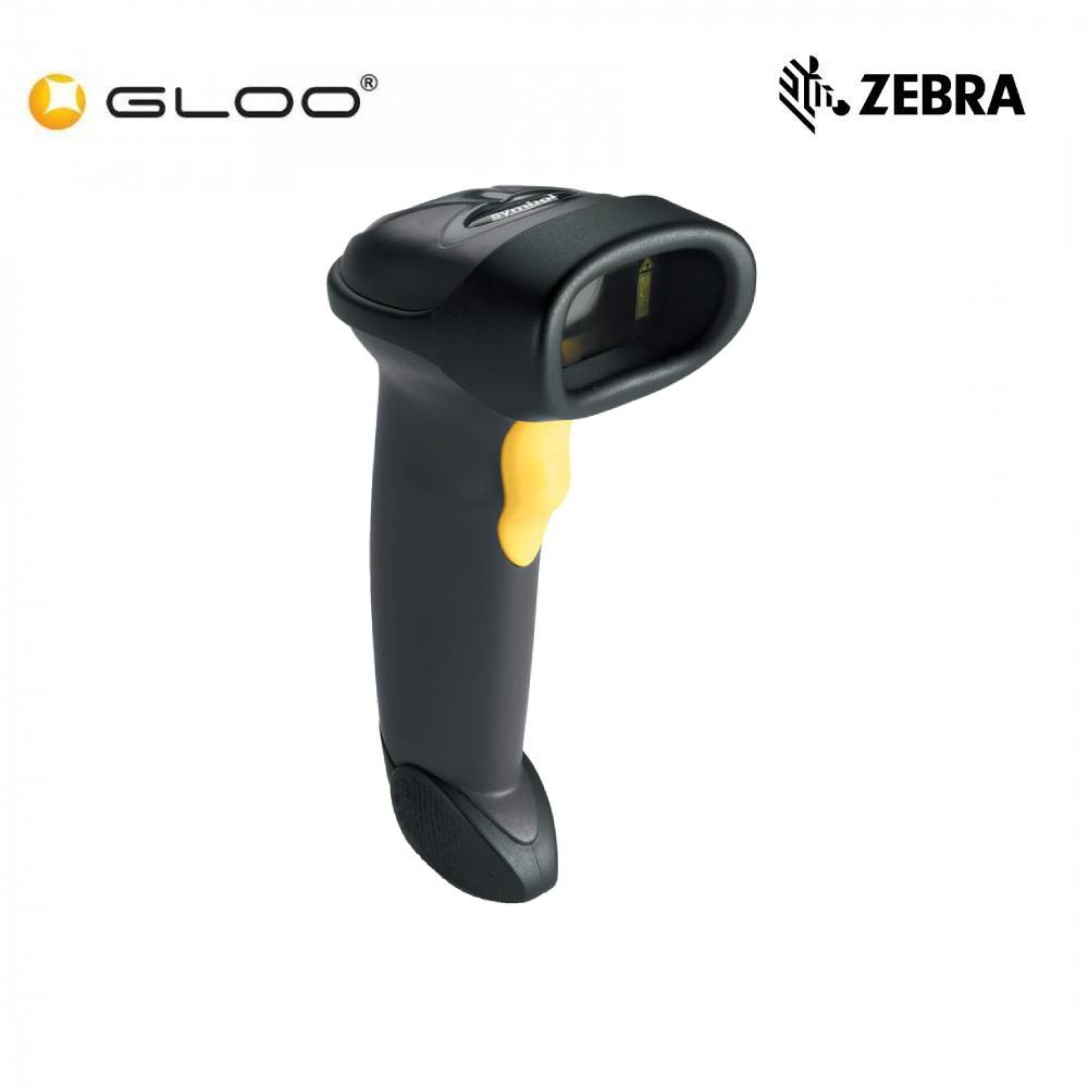 (Ready stock) Zebra LS2208 1D Wire Barcode Scanner with Stand USB kit ...