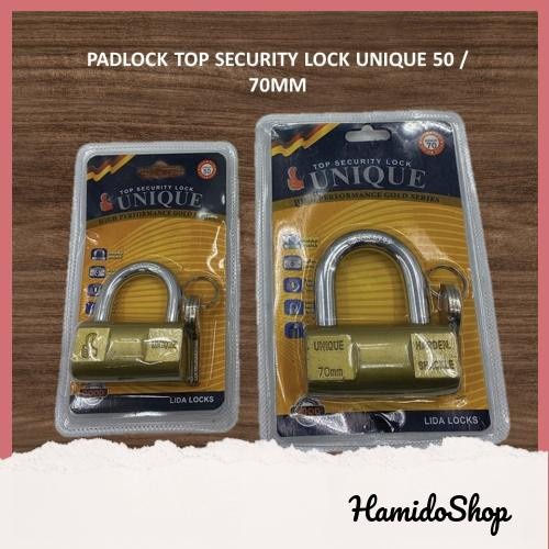 Top Security Lock Key Padlock Unique 50 70mm Metal Brass Padlock House ...
