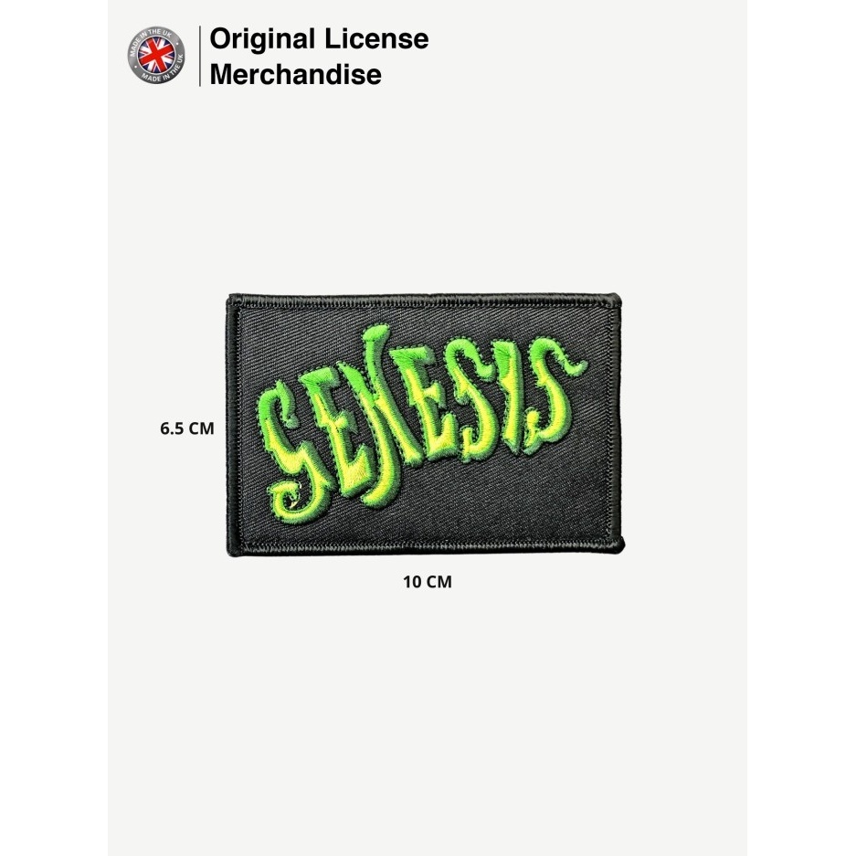 Original GENESIS Band Music Imported Badge Emblem Patch Classic Logo ...