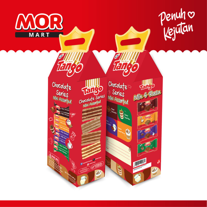 Tango Wafer Mini Assorted Choco Series 12 Pcs @4gr [1 Box] | Shopee ...