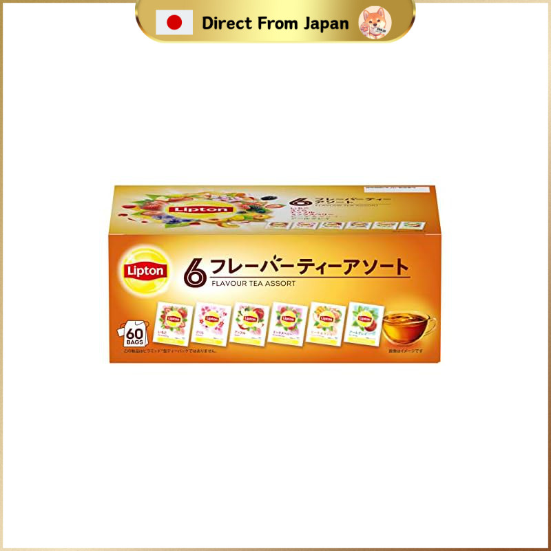 Lipton Flavored Tea Assortment Pack - Limited Edition (10 Servings x 6 ...