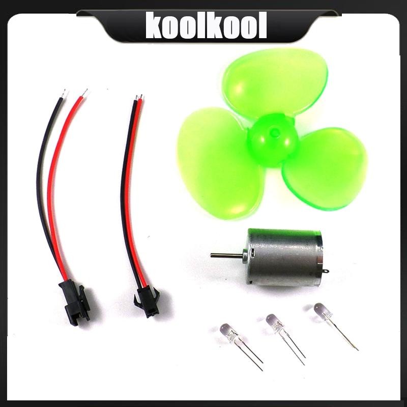 Kool Wind Turbines Motor Model Kits with Fan Blades Wind Power Teaching ...