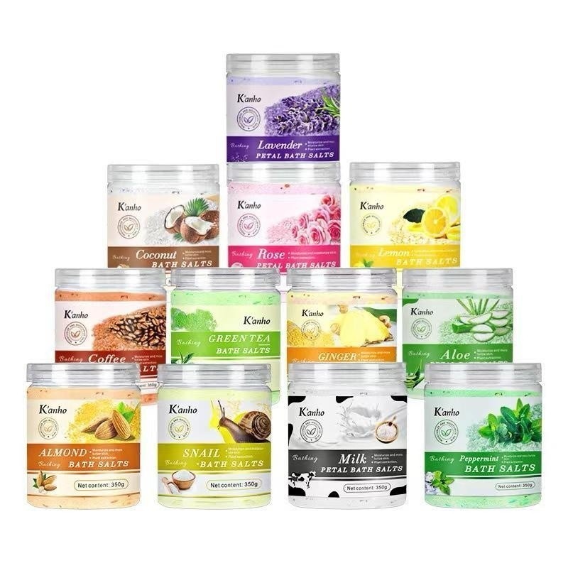 Kanho Salt Scrub Face and Body Scrub 350g Brightening Body Scrub Armpit ...