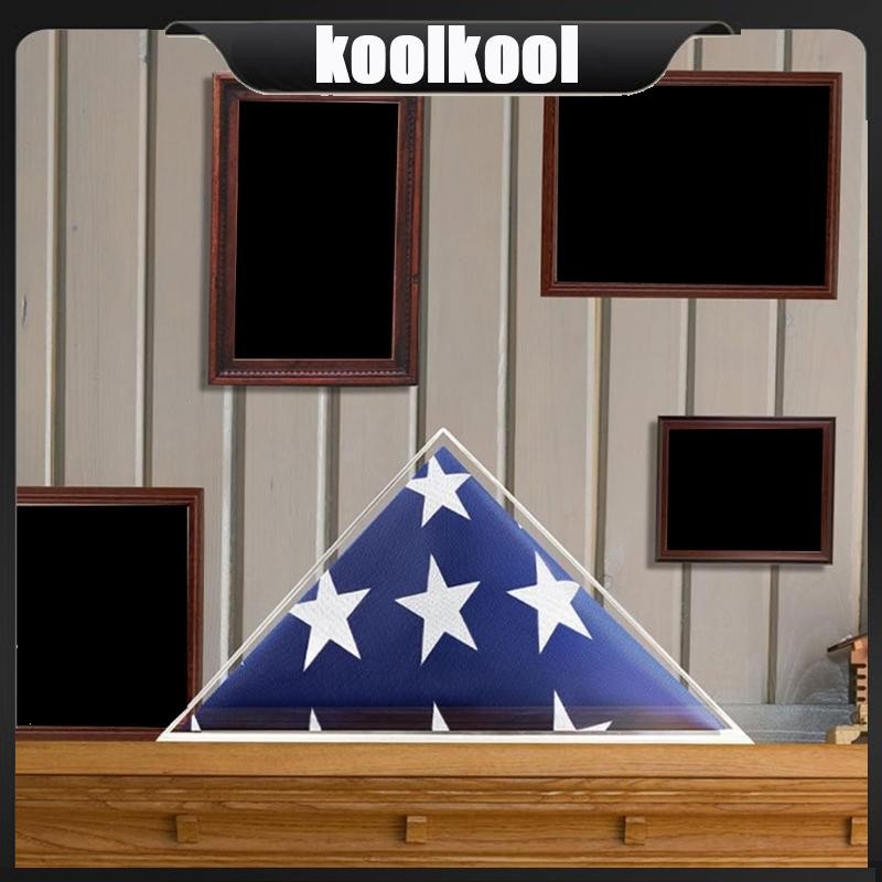 Kool Flag Display Case Triangle Flag Container Clear Acrylic Flag ...