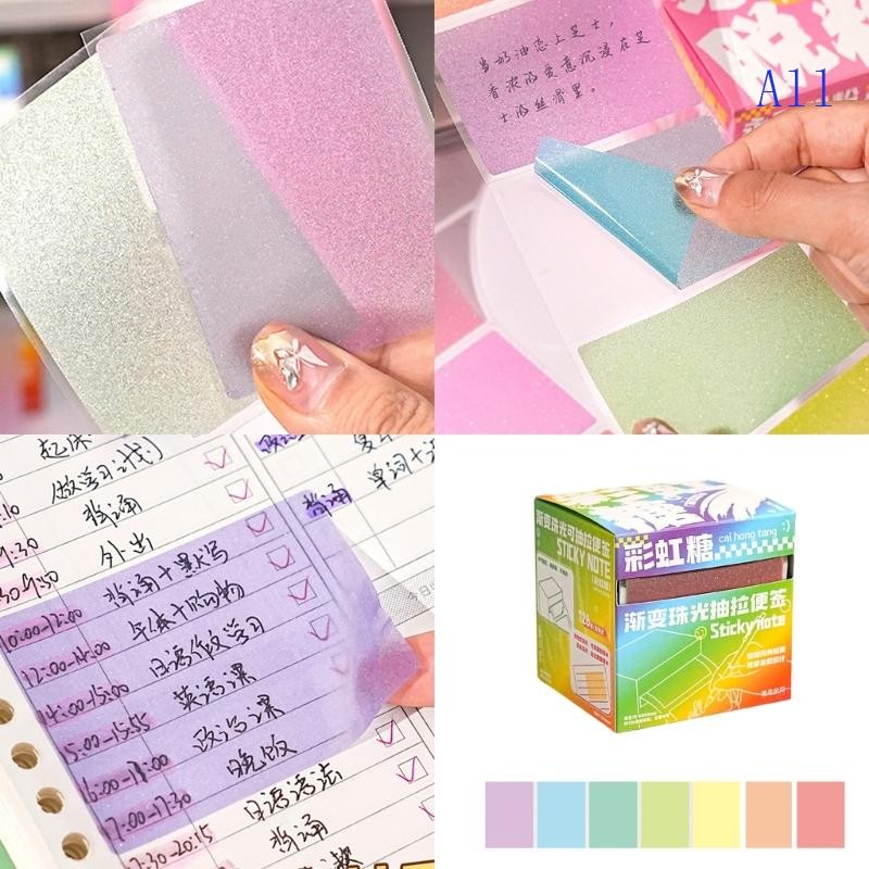 All 126 Sheets Cute Writing Notes Paper Small Pull out Type Clear Note ...