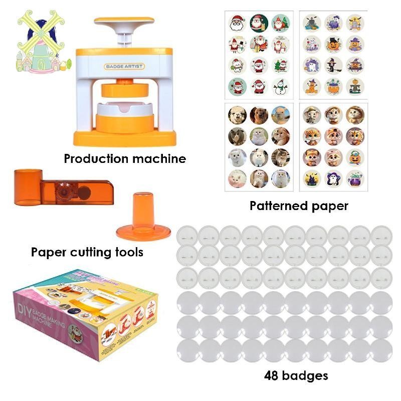 Pin Badge Maker Kids Button Maker Badge Machine Press Machine Latest ...