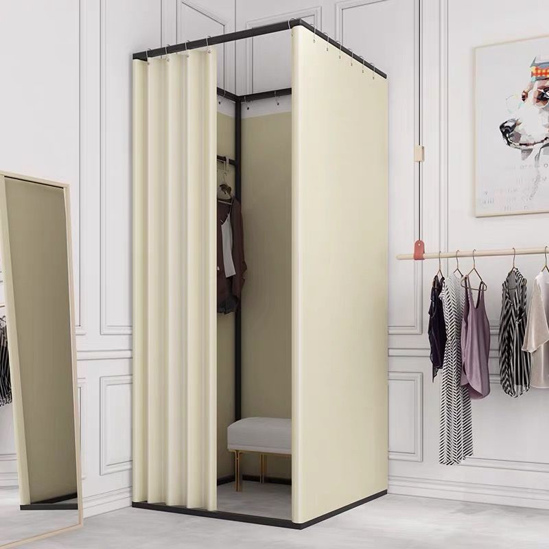 Mall clothing store fitting room door curtains mobile portable simple ...