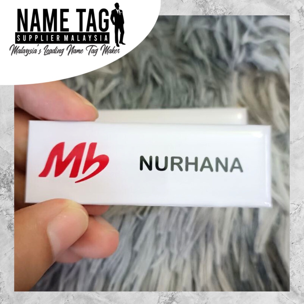 NAME TAG EPOXY ACRYLIC MARRY BROWN | Shopee Malaysia