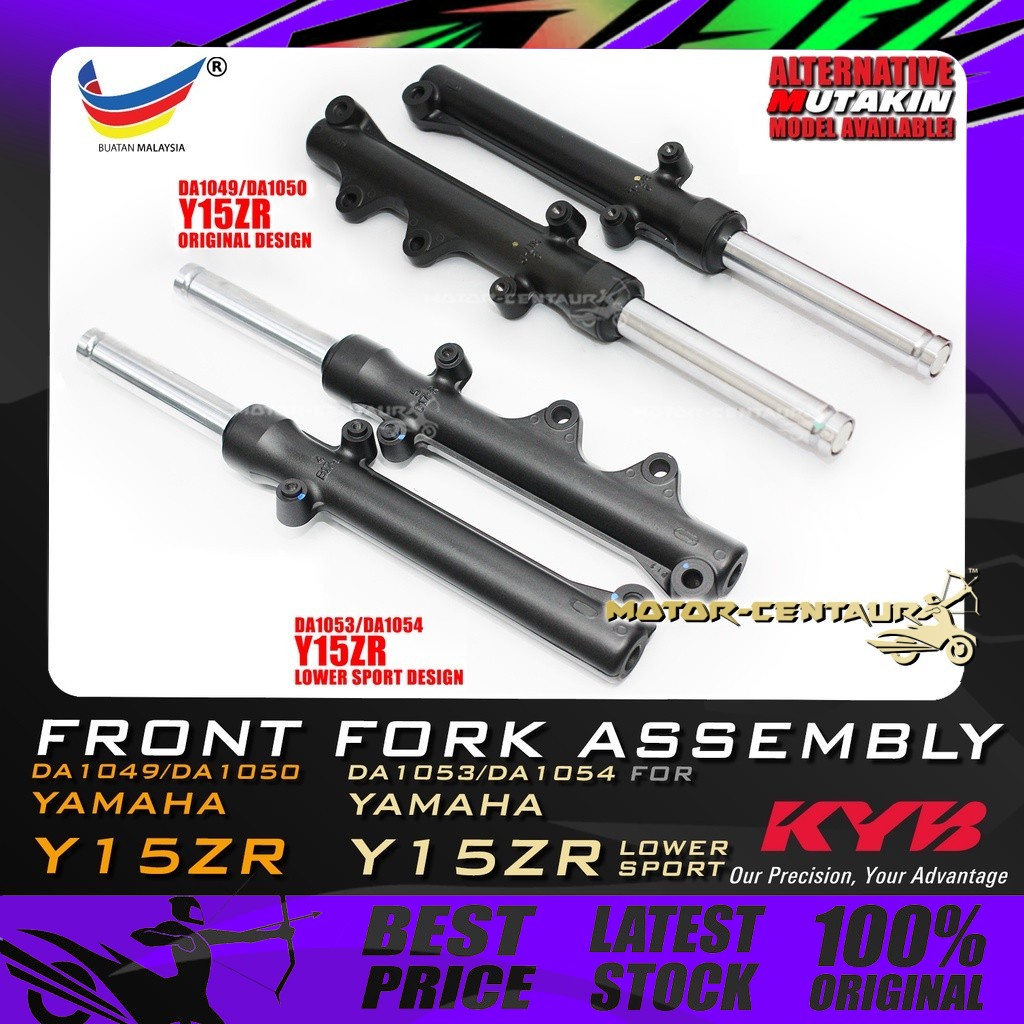 KYB KAYABA / MUTAKIN FRONT FORK DAMPER COMP ASSY DA1049/DA1050, DA1053/DA1054 YAMAHA Y15,Y15ZR ...