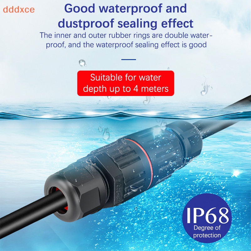 [dddxce] IP68 Cable Waterproof Joint Wire Quick Connection Waterproof ...