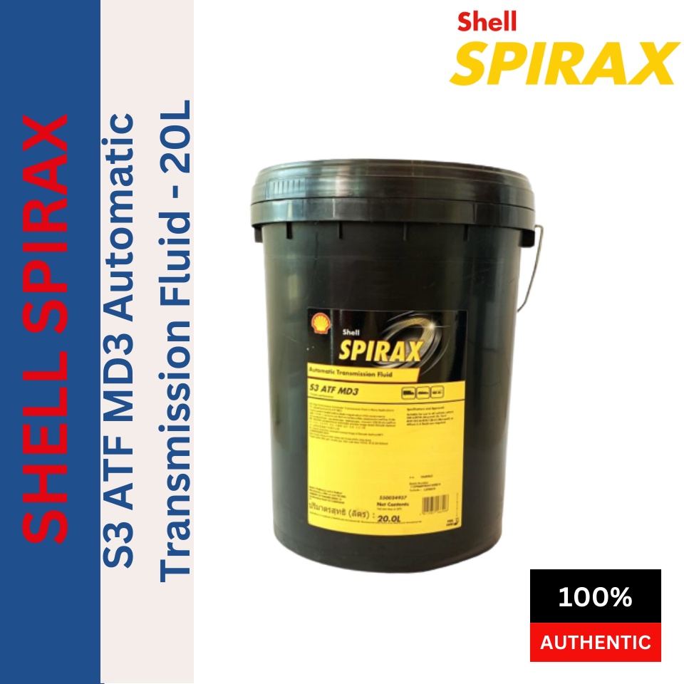 550024937 SHELL Spirax S3 ATF MD3 Automatic Transmission Fluid - 20L ...
