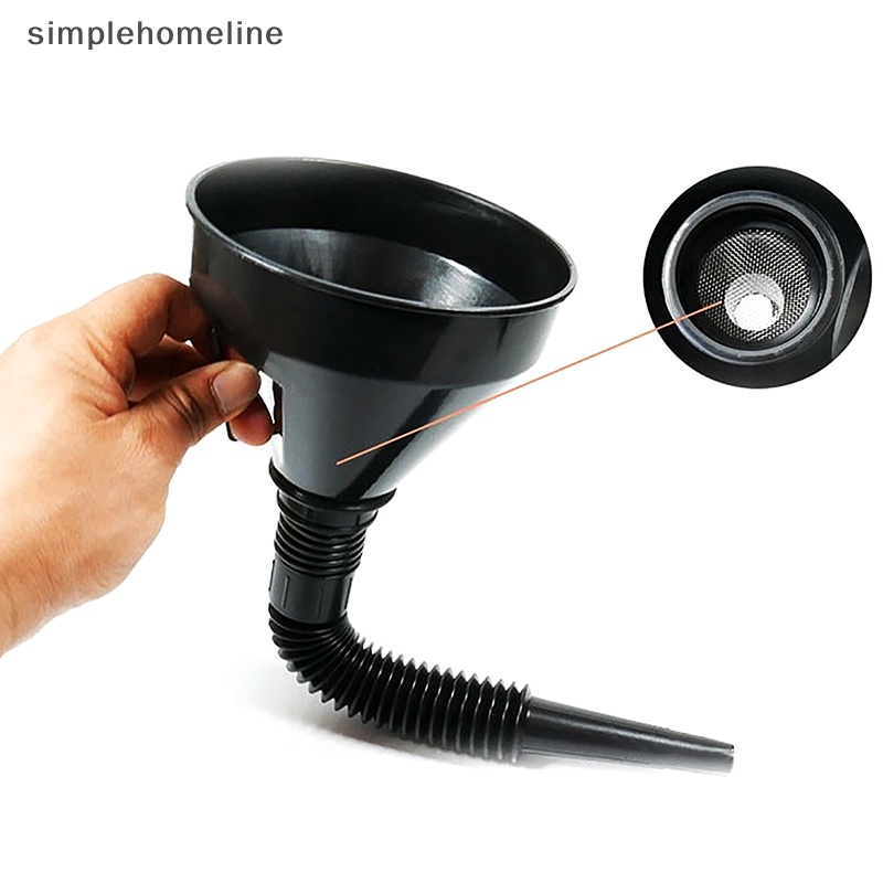 SLMY Universal Oil Funnel With Filter Pipe Handle Set Diesel Gas Fuel ...