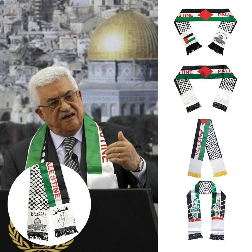 14*130cm Palestine Flag Scarf KEFFIYEH Jerusalem FREE Gaza AQSA Islamic ...