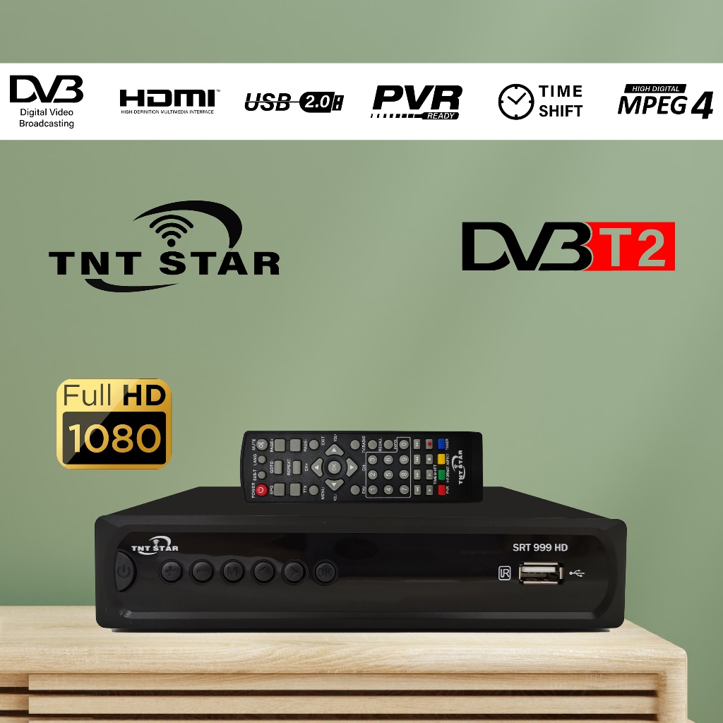 TNT STAR Dekoder MYTV Decoder DVB T2 Myfreeview HDTV Digital TV ...