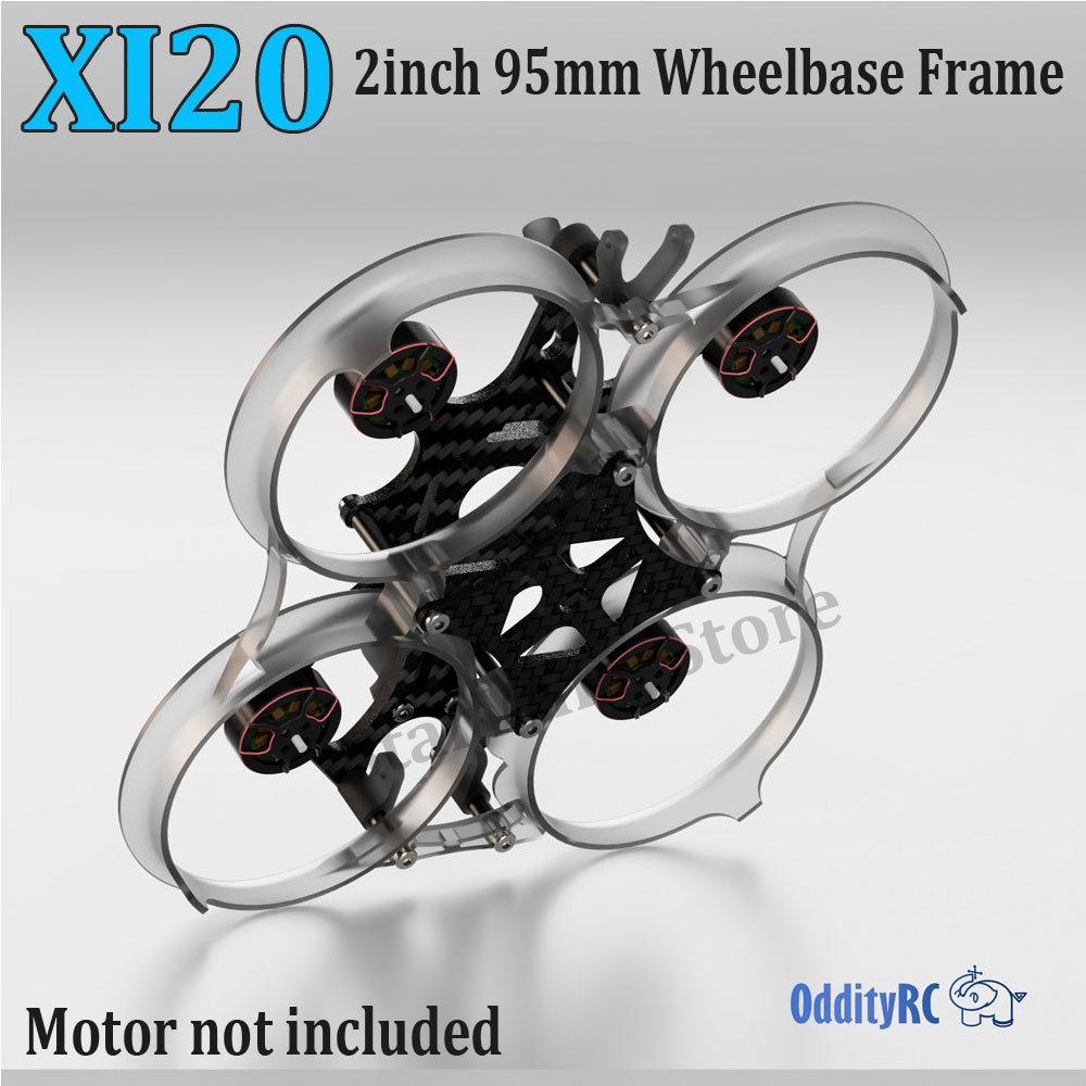 OddityRC XI20 Frame Kit 95mm Wheelbase 2 inch Multi Rotor Cinewhoop ...