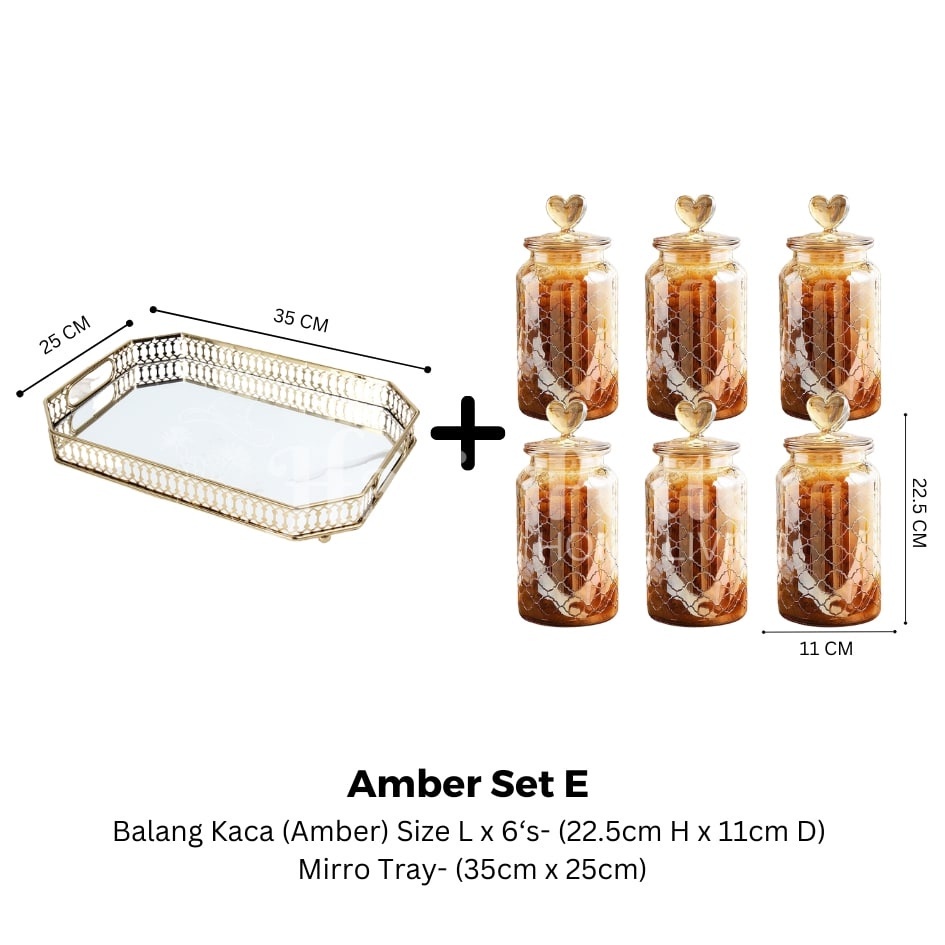 Bekas Kuih Raya Set Viral 2024 Set Balang Kuih Raya Kedap Udara Balang ...