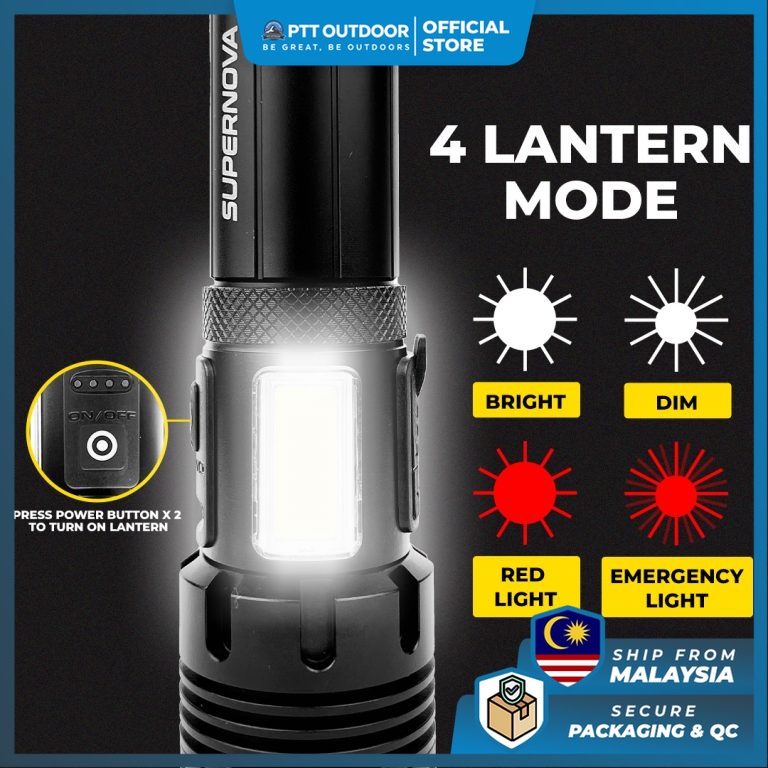 🚚Same Day Delivery🚚 TAHAN Supernova Torchlight with Rechargeable ...