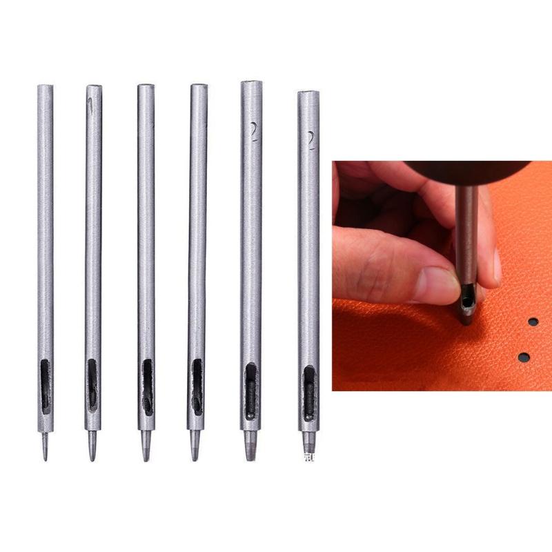 Po* Leather Craft Cutter Round Hollow Punch Cutter Tool Leathercraft ...