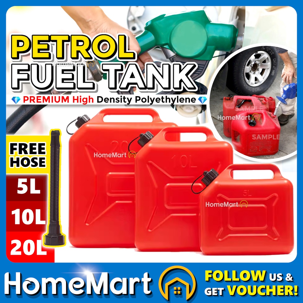Tong Minyak Petrol Spare Fuel Tank Bottle Petrol Gasoline Oil Tank ...