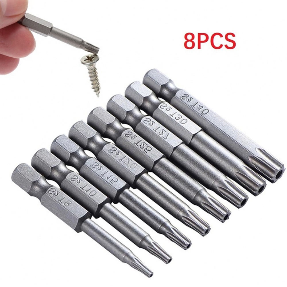 Heavy duty Torx Screwdriver Bits Set with 8pcs Magnetic and Durable Bits | Shopee Malaysia