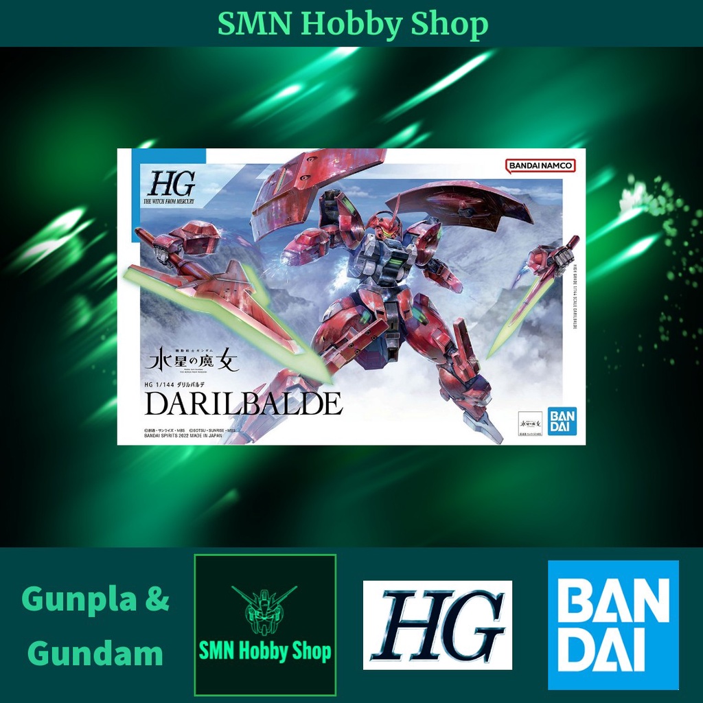 HG 1/144 Darilbalde 08 Gunpla Gundam Toys Plastic Model Kit [HGTWFM ...