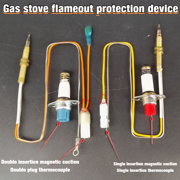 Natural gas cooker thermocouple solenoid valve induction copper needle ...