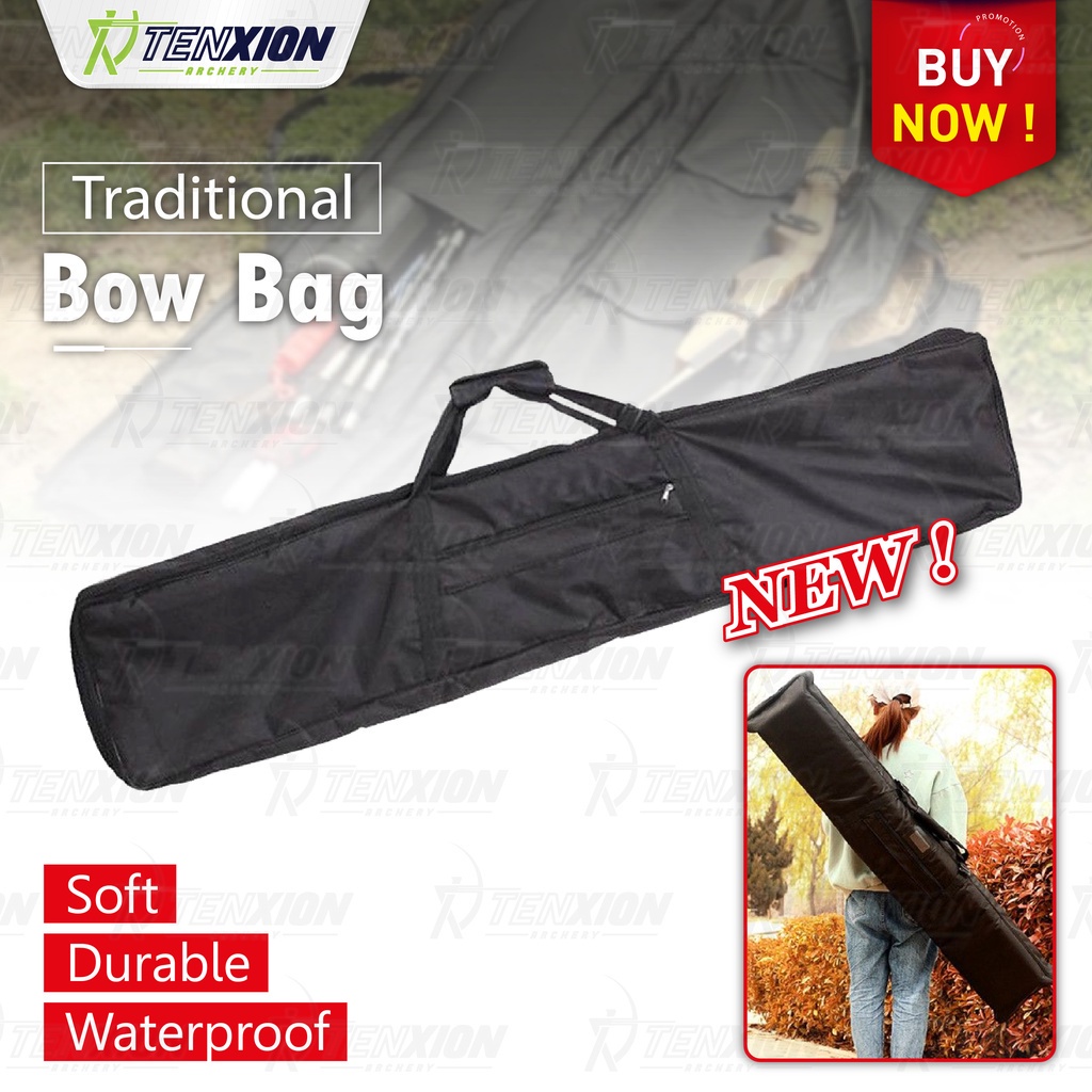 Tenxion Archery Traditional Bow Soft Bag Case Quiver Sarung Beg Busur ...
