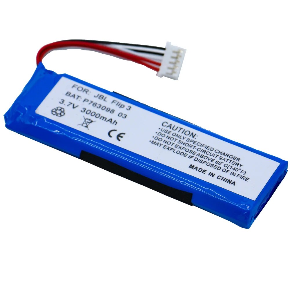 P763098 03 Replacemen Battery For JBL Flip 3 Flip 3 GRAY GSP872693 ...