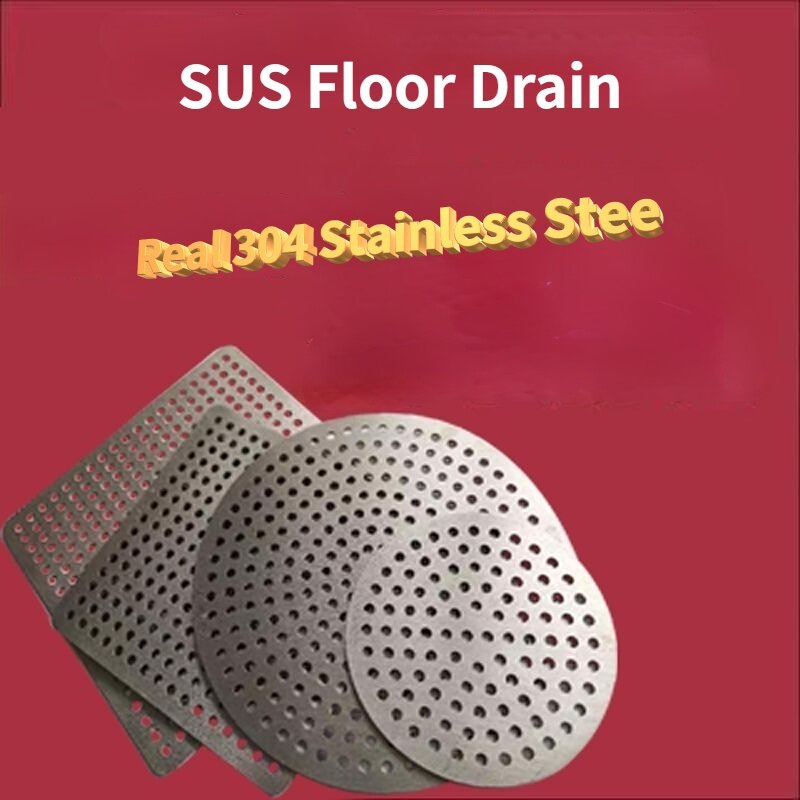 Int Floor Drain Cover 304 Stainless Steel Shower Floor Drain Thick Anti