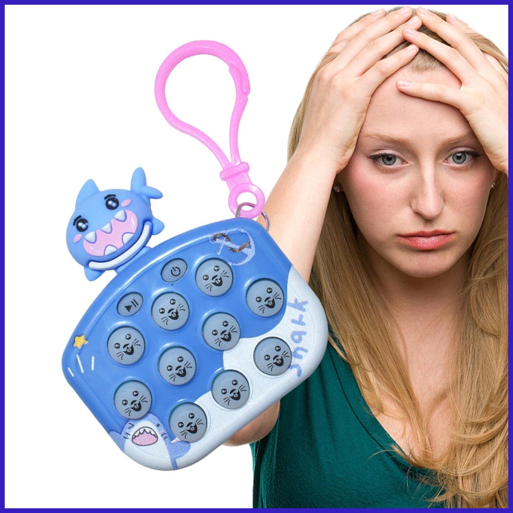 Push Game Cartoon Animal Pop Fidget Game Toys Puzzle Pop Light Up Fast ...