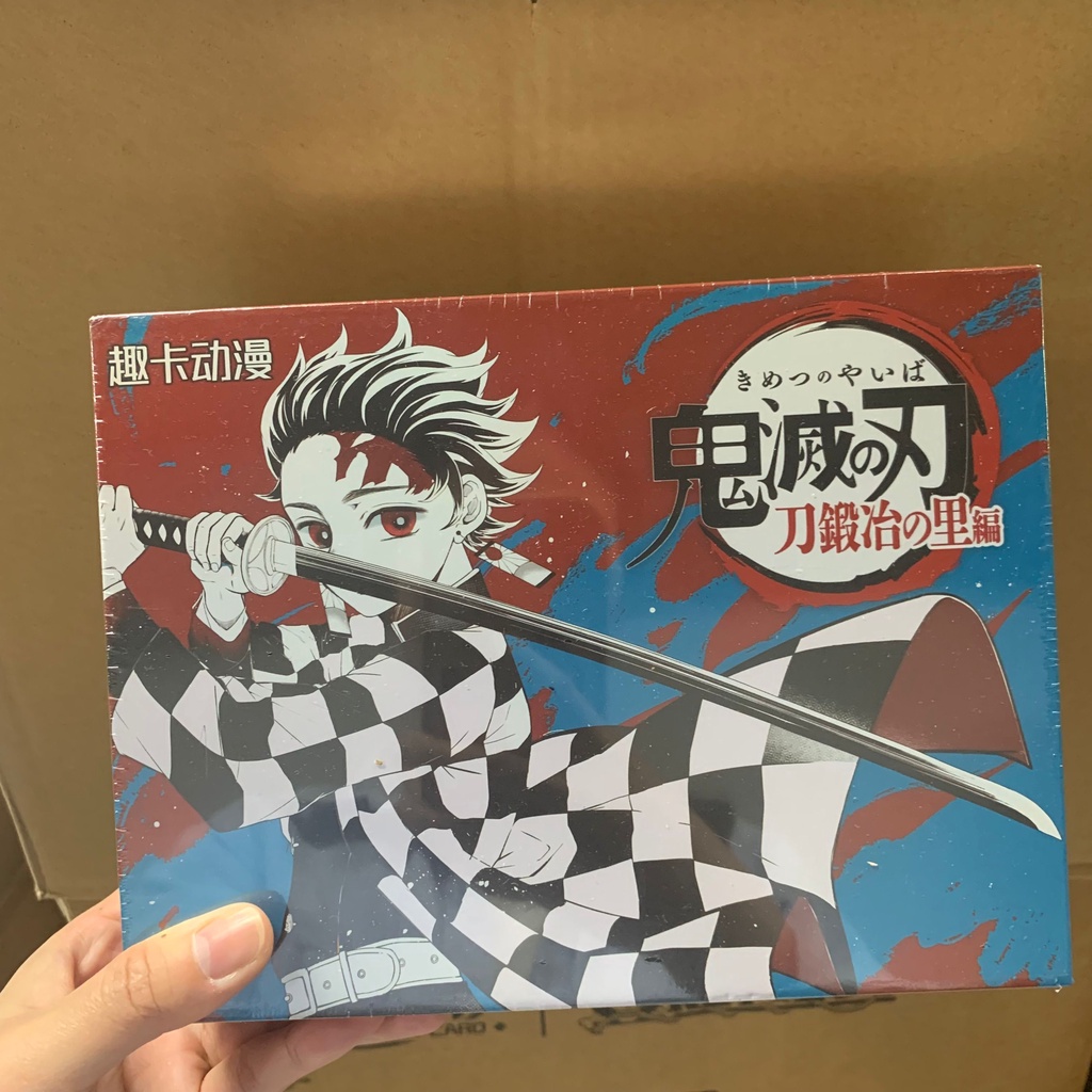 Anime Demon Slayer Rare Card Kamado Tanjirou Nezuko Kimetsu No Yaiba ...