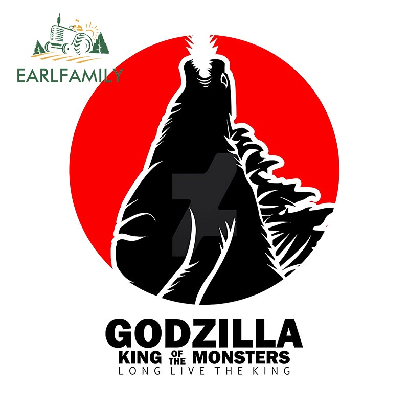 EARLFAMILY 13cm x 9.1cm Gojira Monster Car Sticker Motorcycle Laptop ...