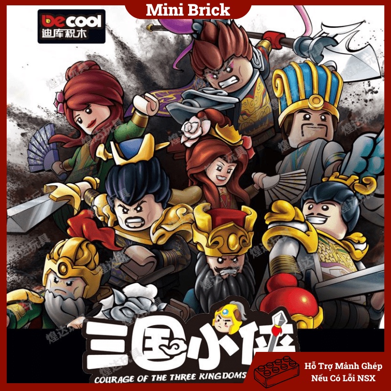 General Three Countries Acting Assembling Model Minifigure Dong Trac ... General Three Countries Acting Assembling Model Minifigure Dong Trac ...