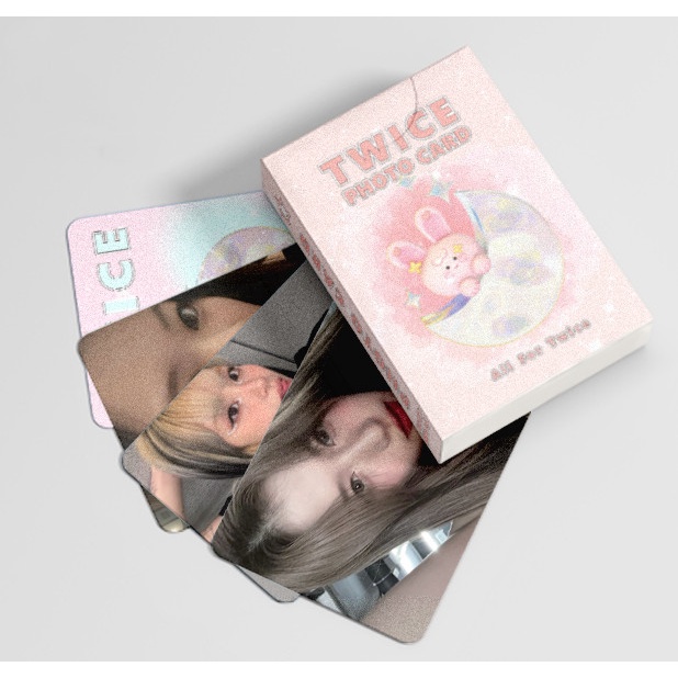 50pcs MISAMO TWICE Photocards Laser Hologram Lomo Cards Nayeon Jeongyeon Momo Sana Jihyo Mina ...