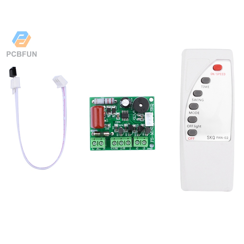 Pcbfun Universal Fan Remote Control Modified Board Circuit Board ...