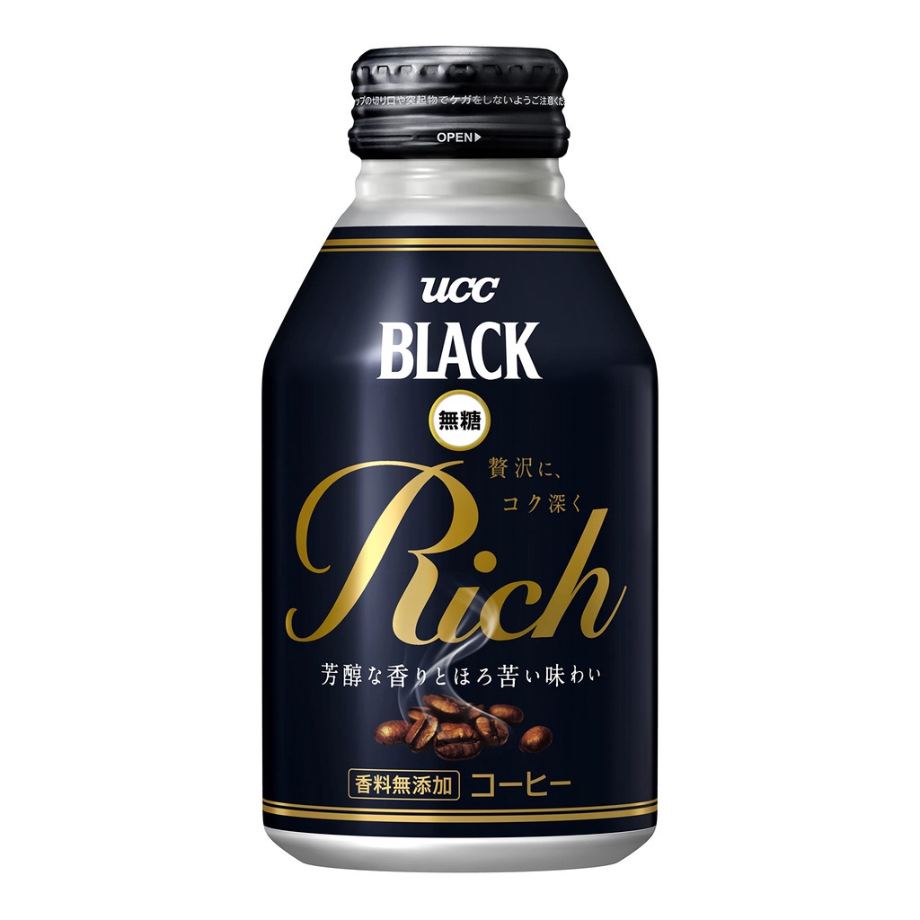 JAPANASE UCC BLACK RICH UNSWEETENED RICH 275G | Shopee Malaysia