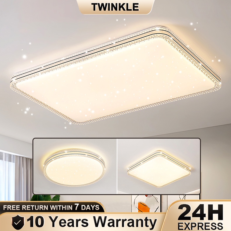 Modern Crystal Light Ceiling Light Remote Control Aisle Light Corridor ...