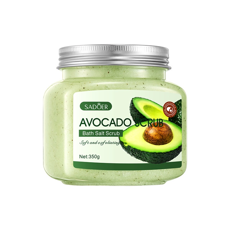 ROREC SADOER Avocado Bath Salt Scrub Exfoliate Clean Pores Body Scrub ...