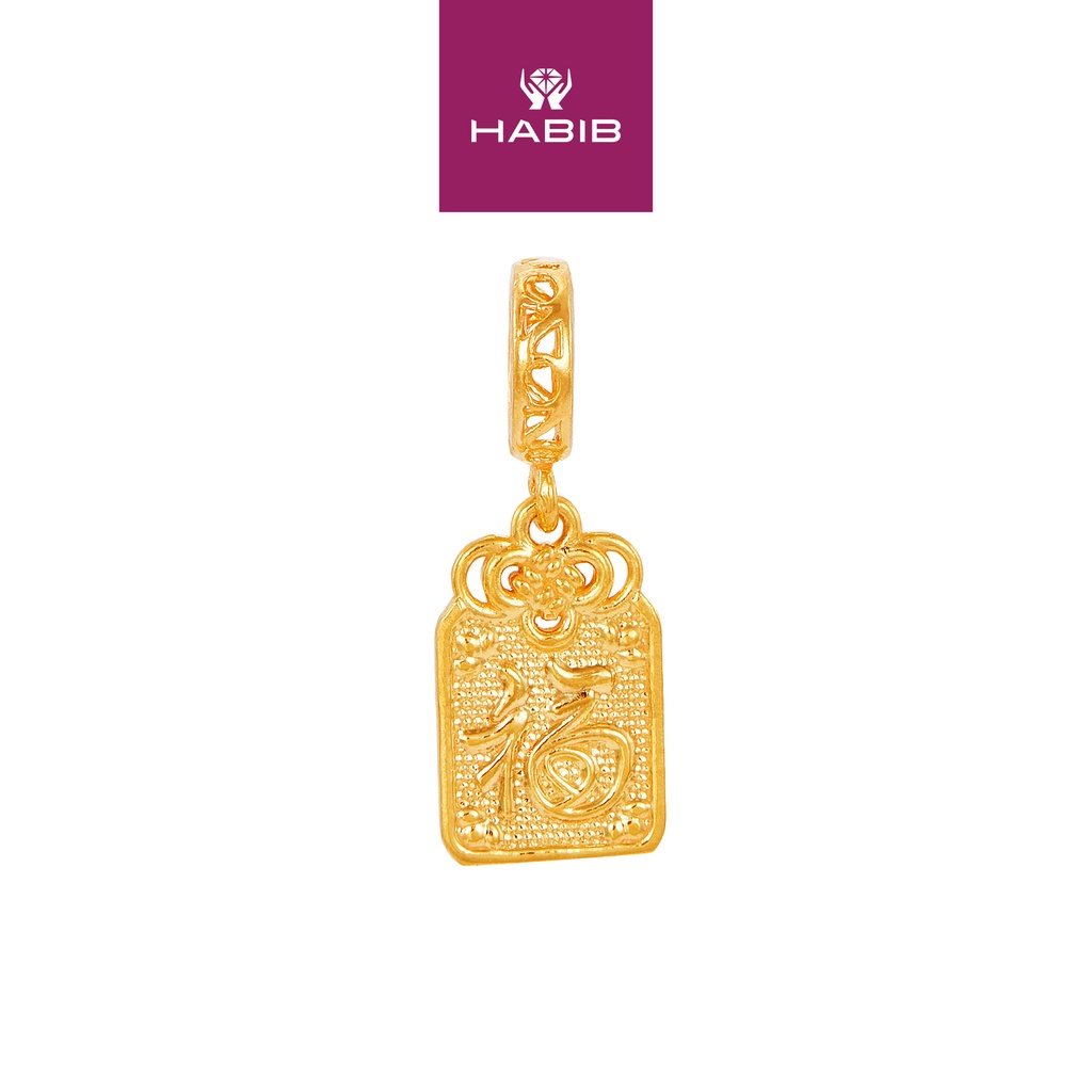 HABIB 916/22K Yellow Gold Charm ZY97-001-011123 | Shopee Malaysia