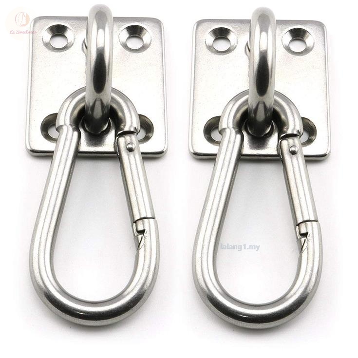 2 Sets Of Suspended Ceiling Wall Mount U-Shaped Hooks Stainless Steel ...