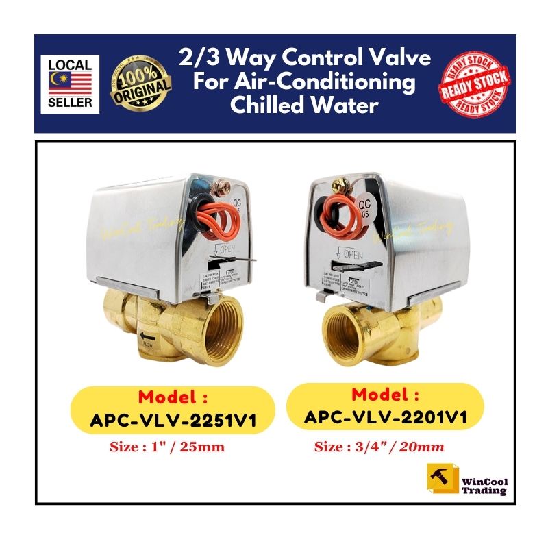 2/3 Way Control Valve For Air-Conditioning Chilled Water | Shopee Malaysia