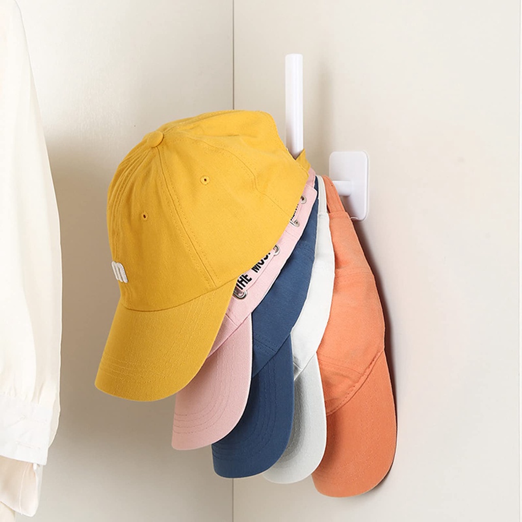 1pc Hat Rack For Baseball Hats Adhesive Hat Hooks For Wall Hat Hanger