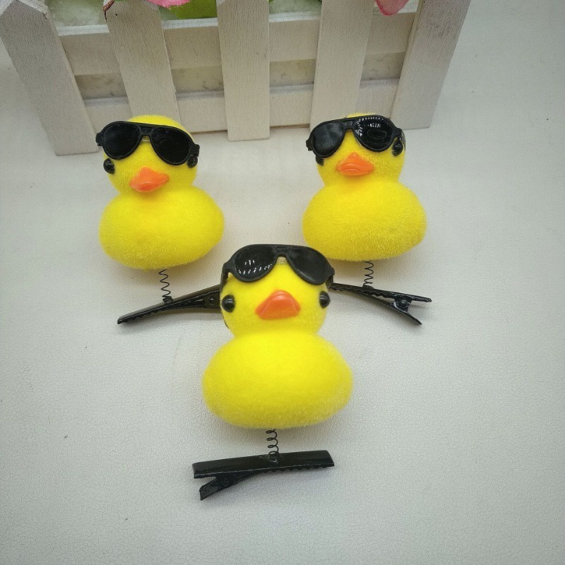 New Fashion Lovely Little Yellow Duck Hairpin for Children Gift ...