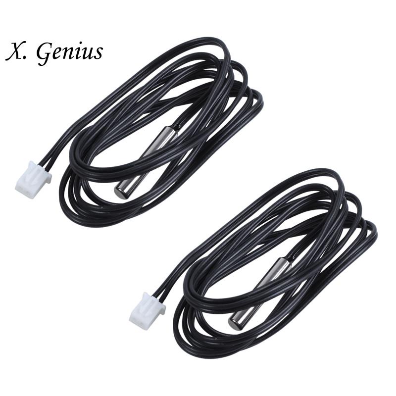 2X NTC 10K Ohm Waterproof Digital Thermal Temperature Sensor Probe 1M ...