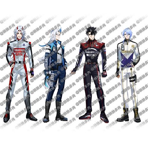 Genshin Impact Racing Suit Standee Leosley Arataki Itto Kamizato Ayato ...