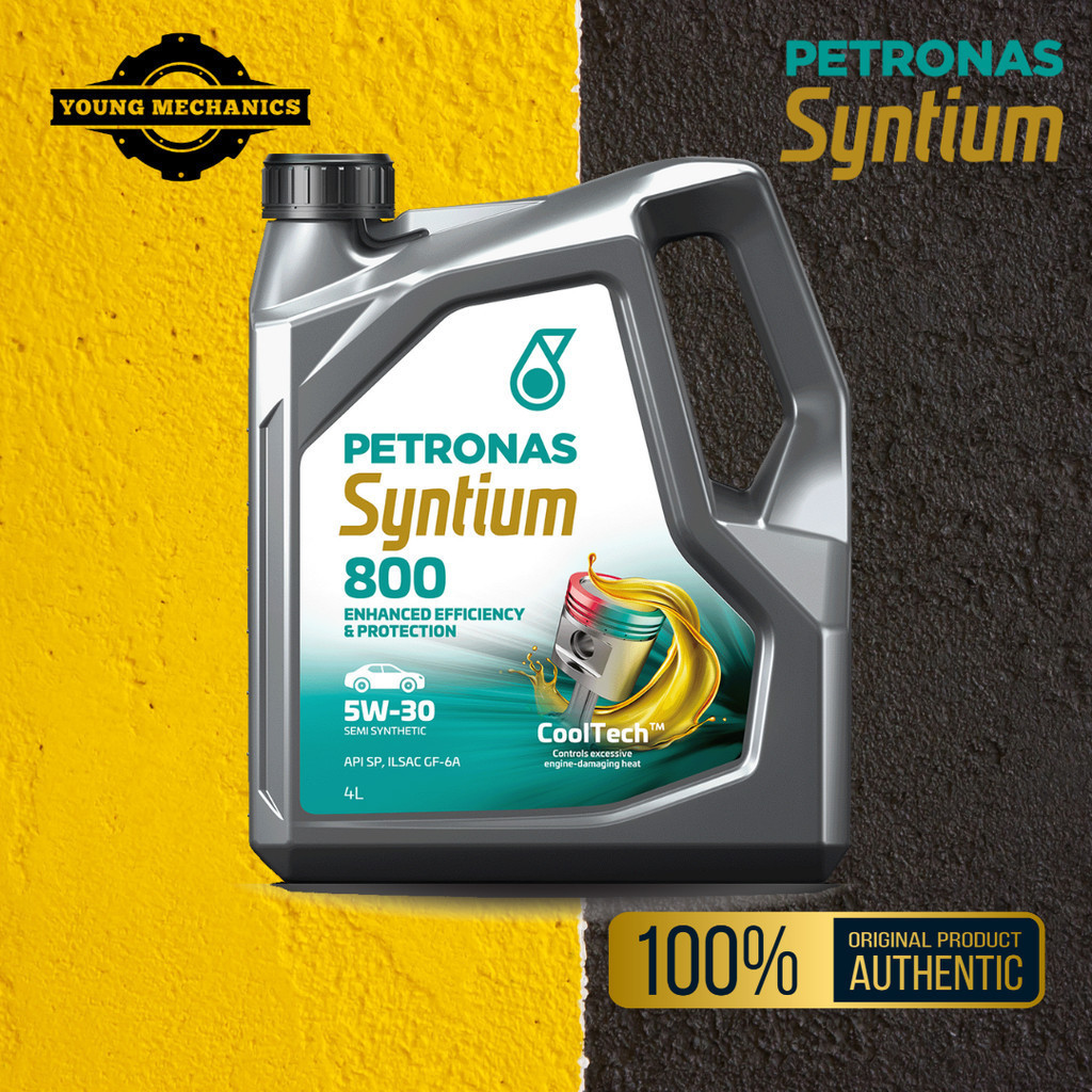 PETRONAS Syntium 800 10W-40 Semi Synthetic Engine Oil API SN (4L ...