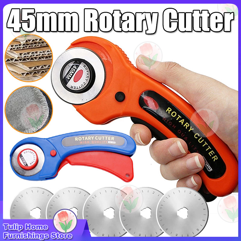 Cloth Cutting Tool Fabric Leather Craft Hand Wheel Cutter Handle Roller ...
