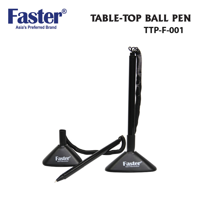 Faster TTP-F-001 0.8mm Table-Top Ball Pen (1 set/pack) | Shopee Malaysia